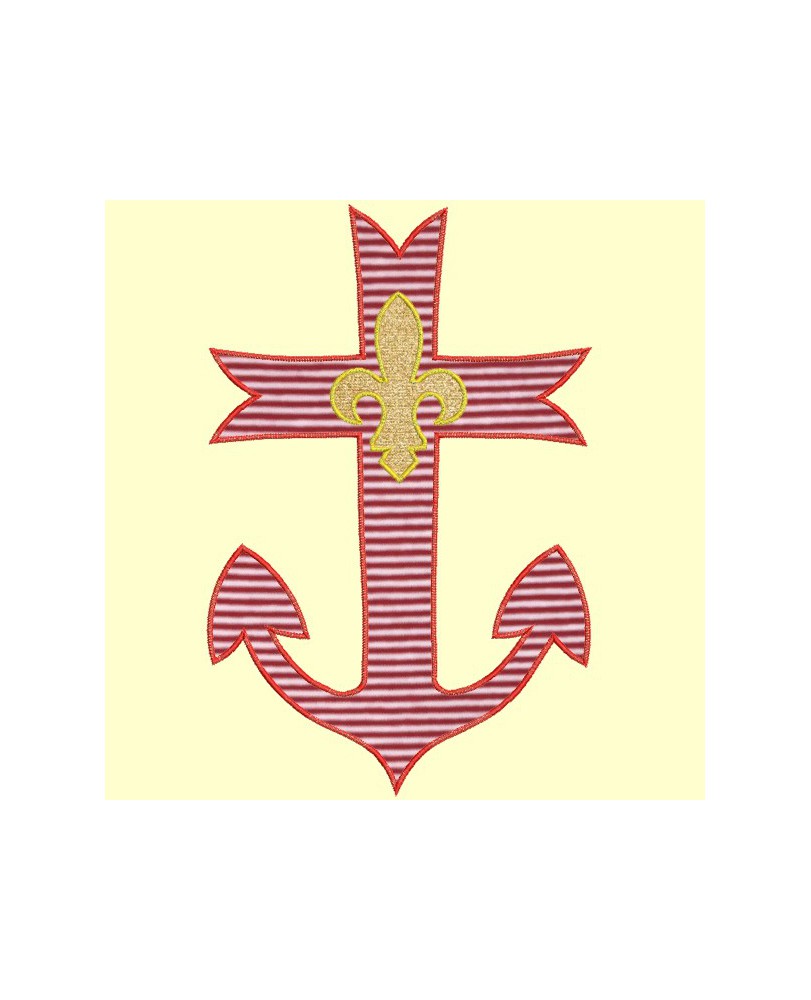 Motif broderie machine scouts marins europe